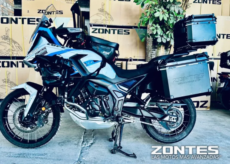 Destapan la nueva Zontes 703 Super Adventure en Zontes Periférico ...